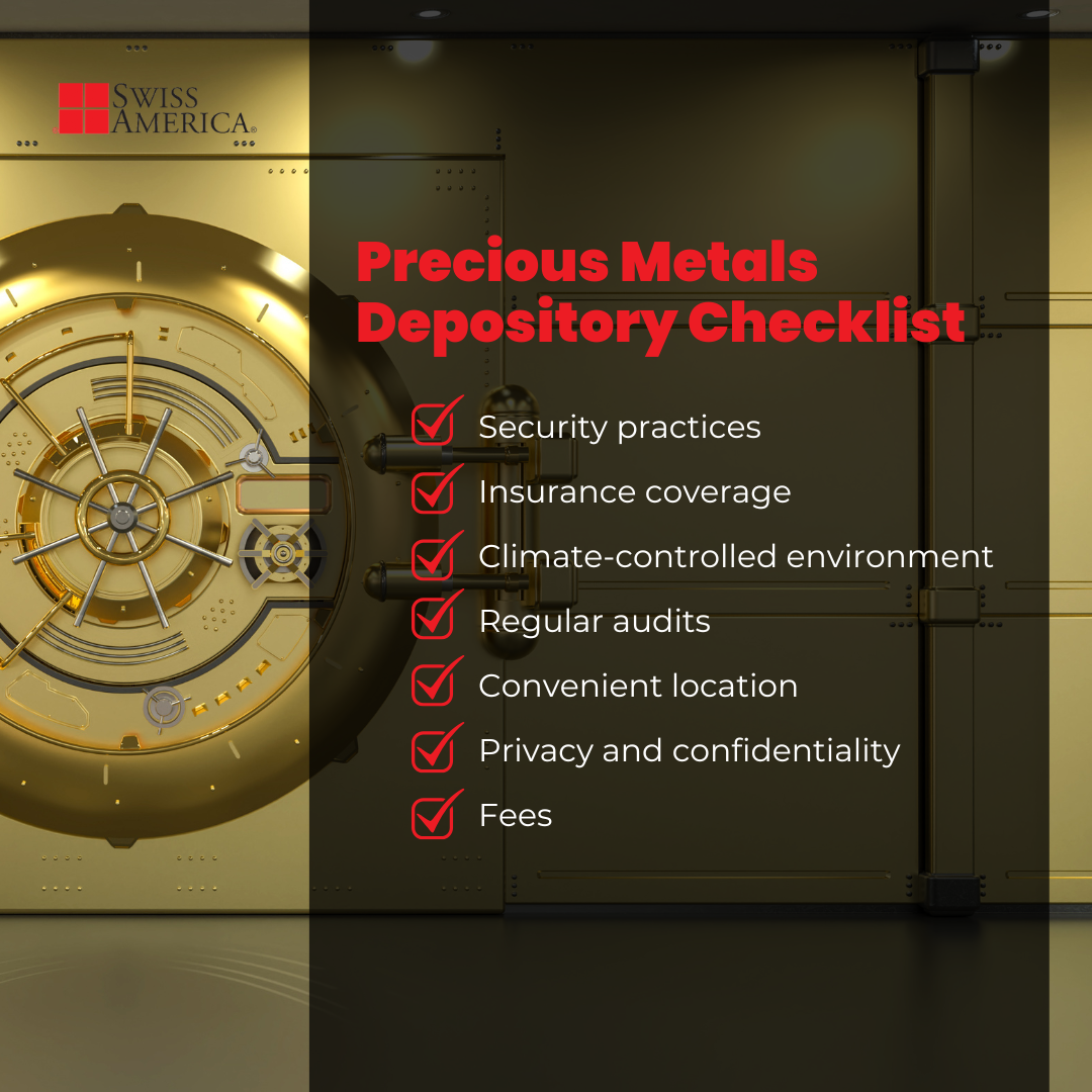 Precious Metals Depository 101: Your Complete Guide - Swiss America blog